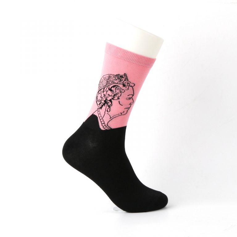 Queen Elizabeth art socks - Kaite socks