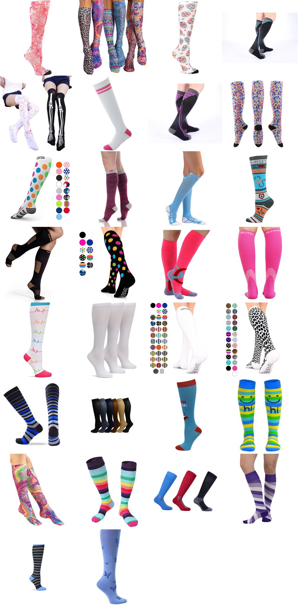 compression socks nursing, Support custom & private label - Kaite socks